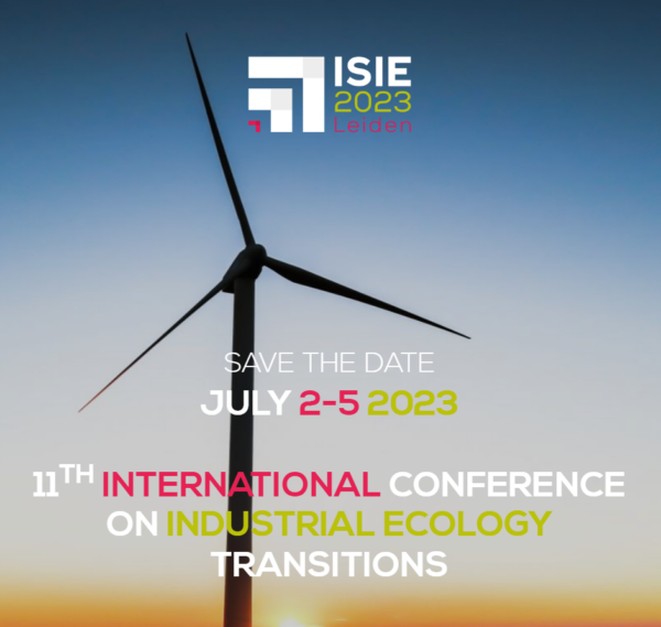 International Conference on Industrial Ecology (2-5 July 2023) - Coralis